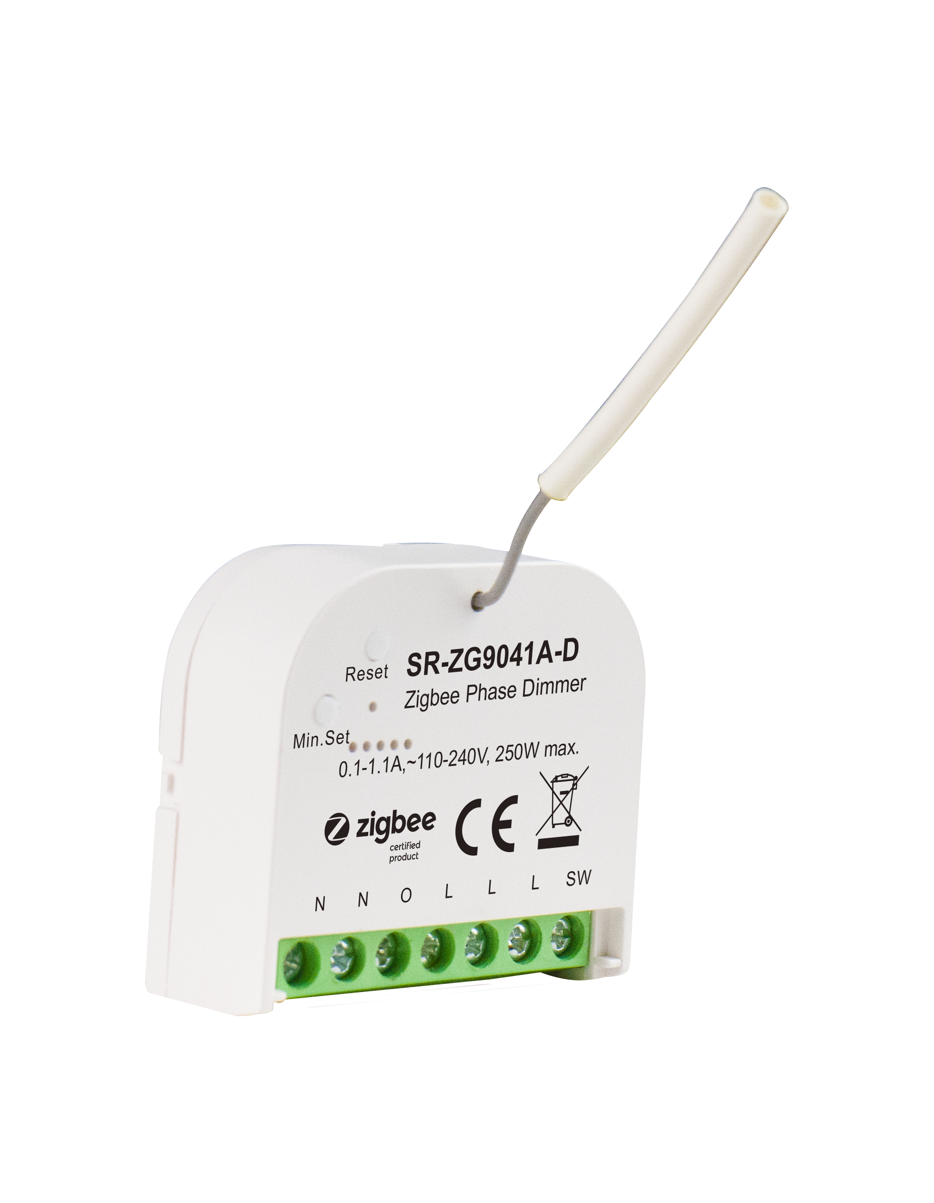 ZigBee Mini AC Triac Phase-Cut Dimmer Single Live Wire with Power ...