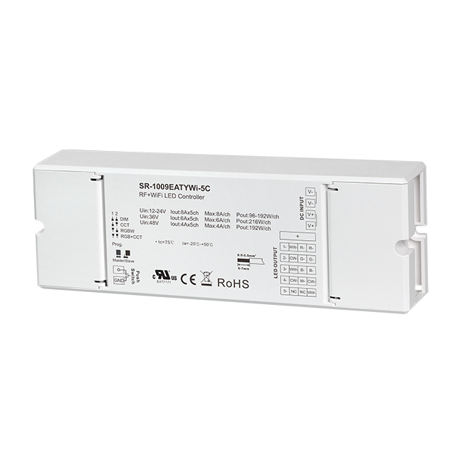 RF Remote +TUYA WiFi APP + Push Dim LED Controller SR-1009EATYWi-5C