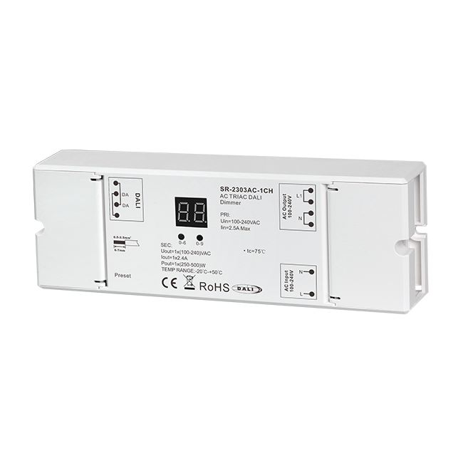 1 Channel AC TRIAC DALI Dimmer SR-2303AC-1CH
