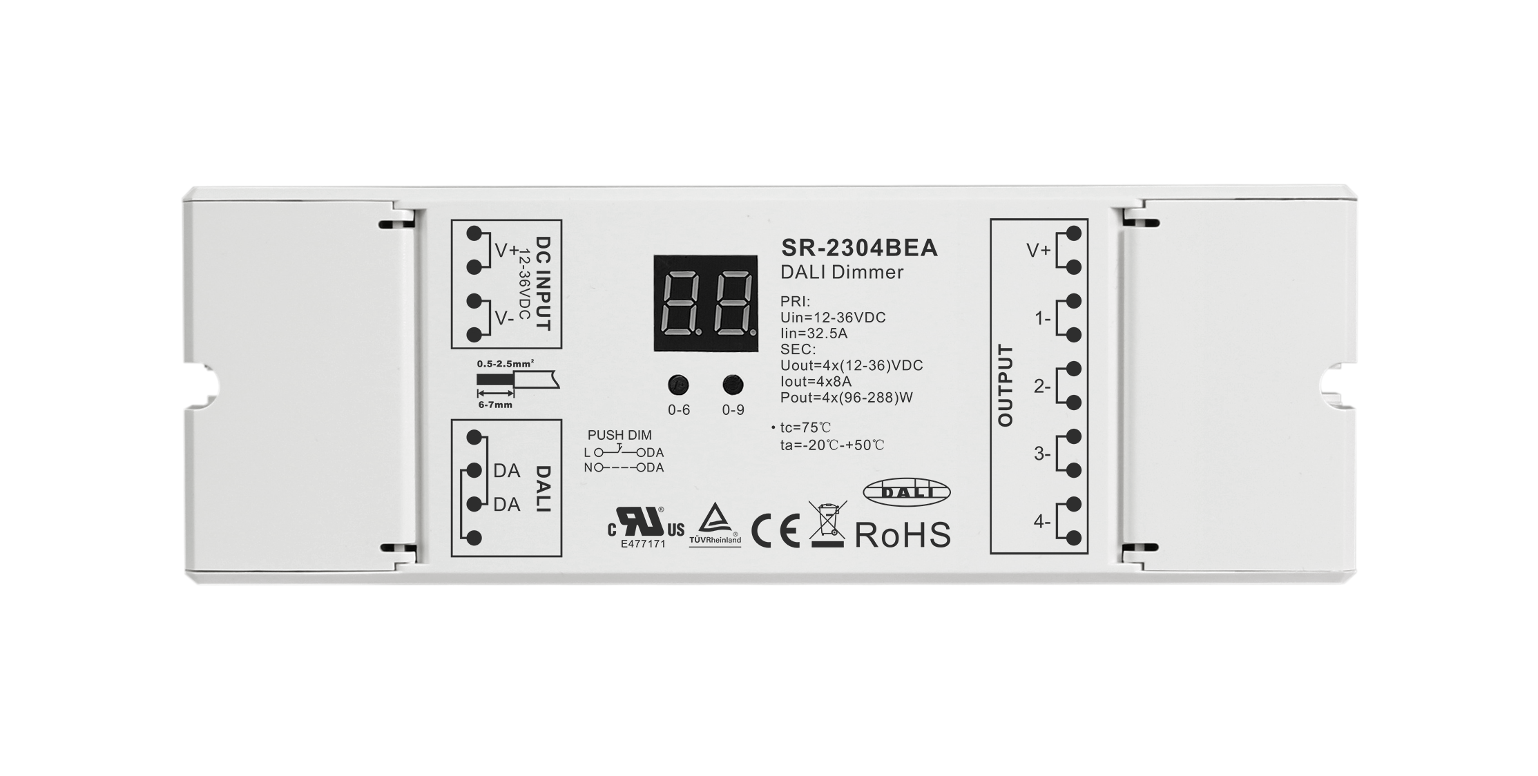 Constant Voltage DALI Dimmer SR-2304BEA