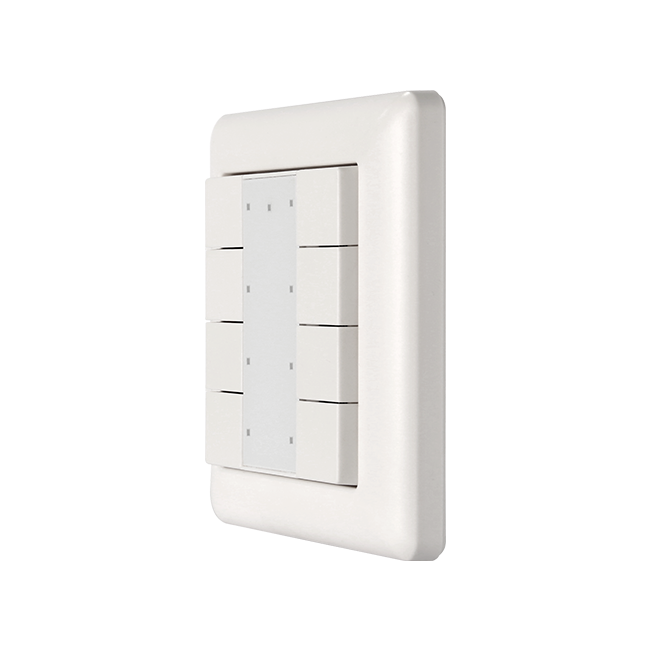 Multi-functional 8-Key Push Button DALI Wall Switch SR-2422K8-PRO