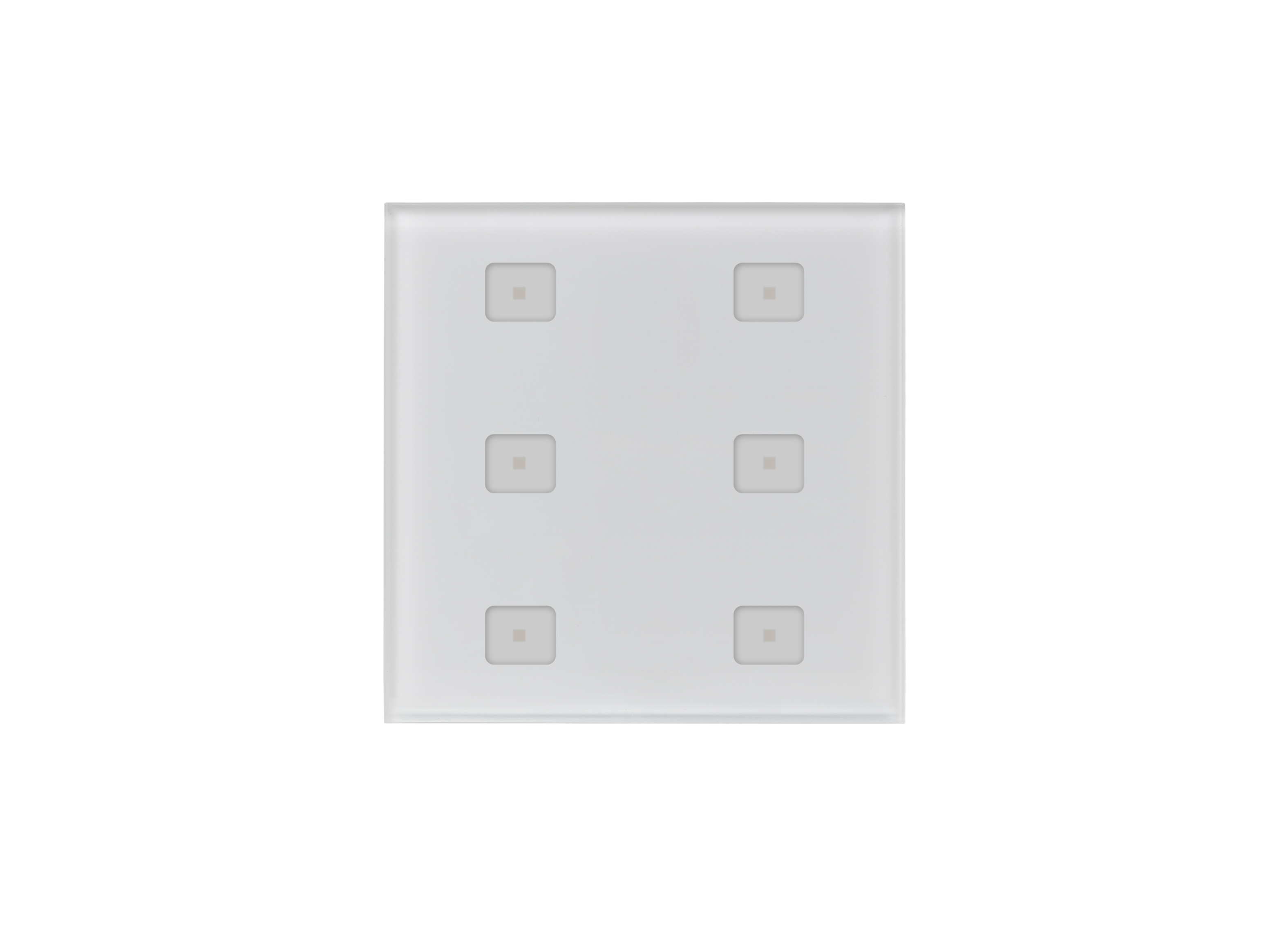 6-Key DALI Wall Switch Touch Panel SR-2422T6-DA2(US)