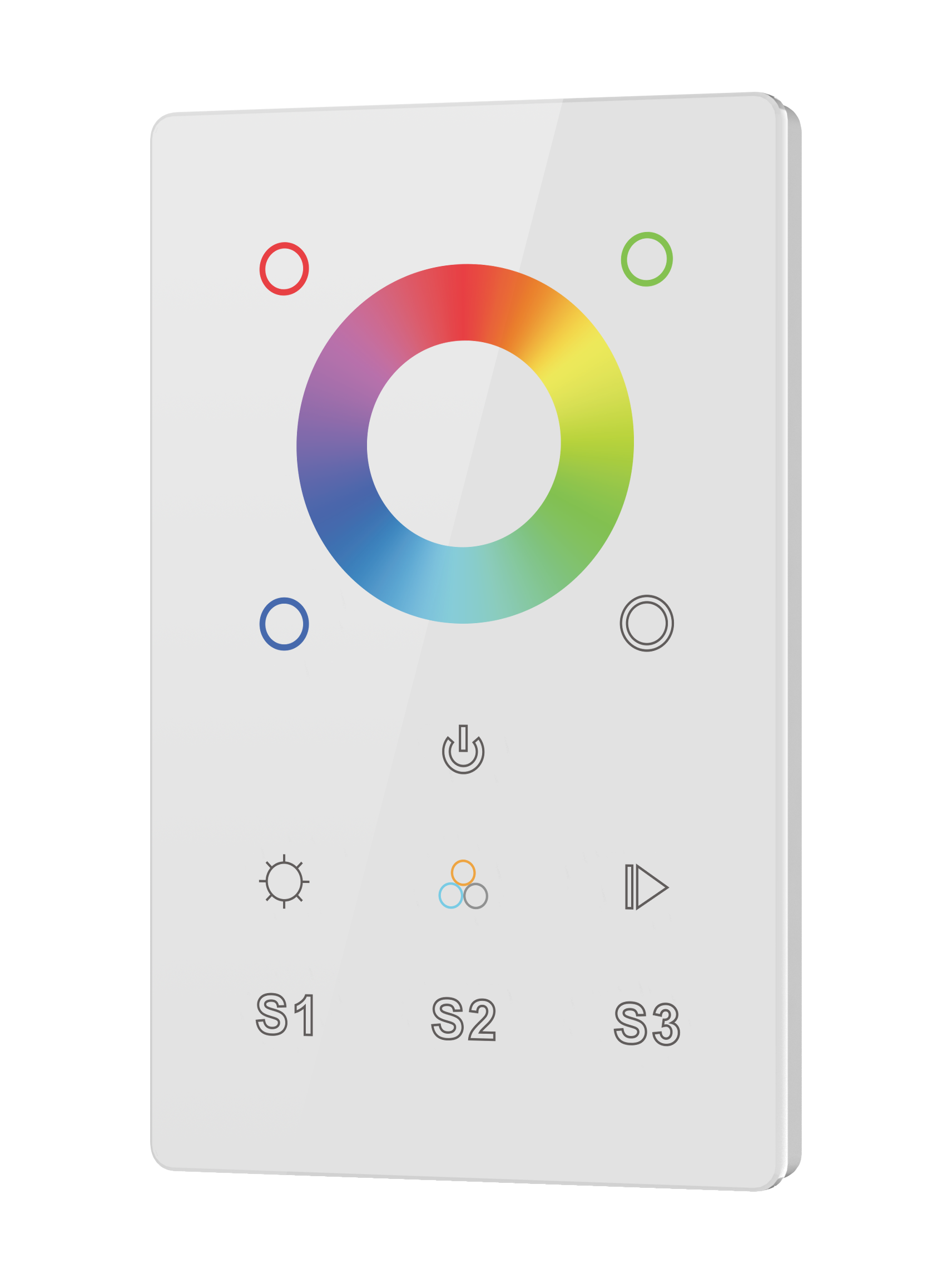 1 Zone DMX+RF RGBW DMX512 Touch Panel Master Controller SR-2812B-DMX+RF(US)