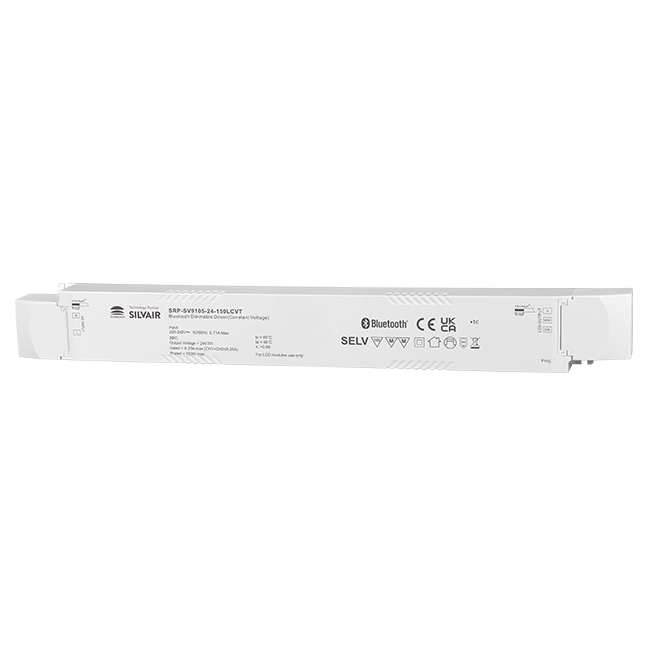 150W 24V 2CH BLE Dimmable LED Driver SRP-SV9105-24-150LCVT