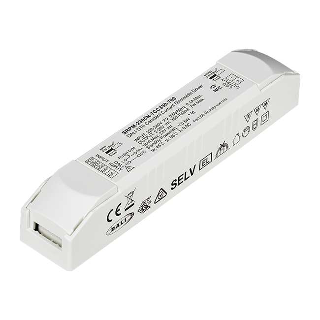 7W NFC Programmable DALI DT6 LED Driver (Constant Current) SRPM-2305N-7CC350-700