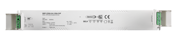 DALI-2 Certified 150W Dimmable LED Driver SRP-2309-24-150LCVF