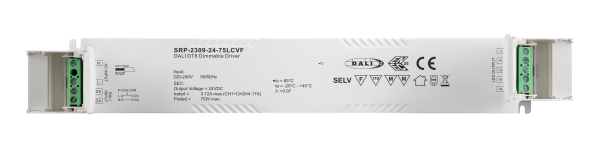 DALI-2 Certified 75W Dimmable LED Driver SRP-2309-24-75LCVF