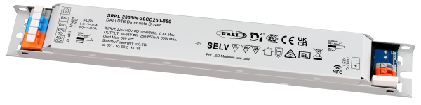 30W DALI D4i DT6 NFC LED Driver (Constant Current) SRPL-2305iN-30CC250-850