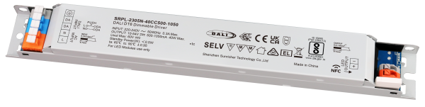 40W DALI DT6 NFC LED Driver (Constant Current) SRPL-2305N-40CC500-1050