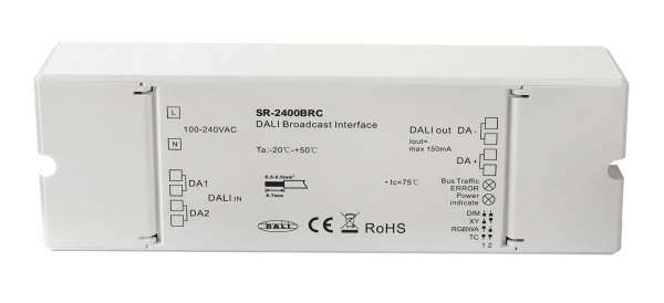 DALI Broadcast Module for DT6 DT8 DALI System SR-2400BRC