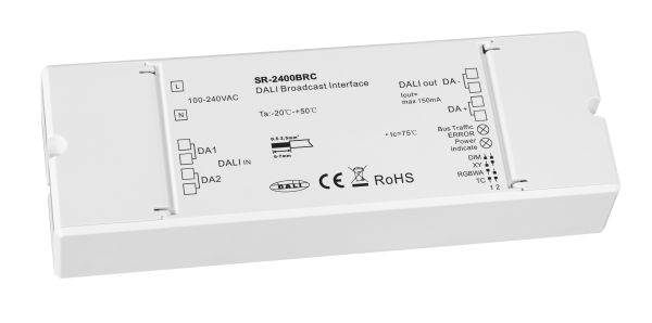 DALI Broadcast Module for DT6 DT8 DALI System SR-2400BRC