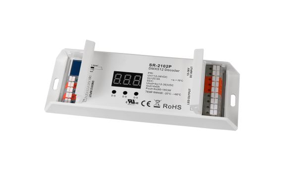 Easy Connection Constant Voltage DMX512 Decoder SR-2102P