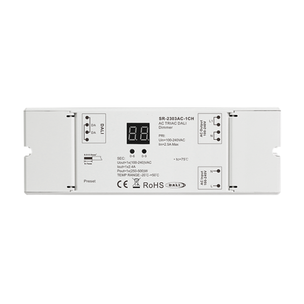 1 Channel AC TRIAC DALI Dimmer SR-2303AC-1CH