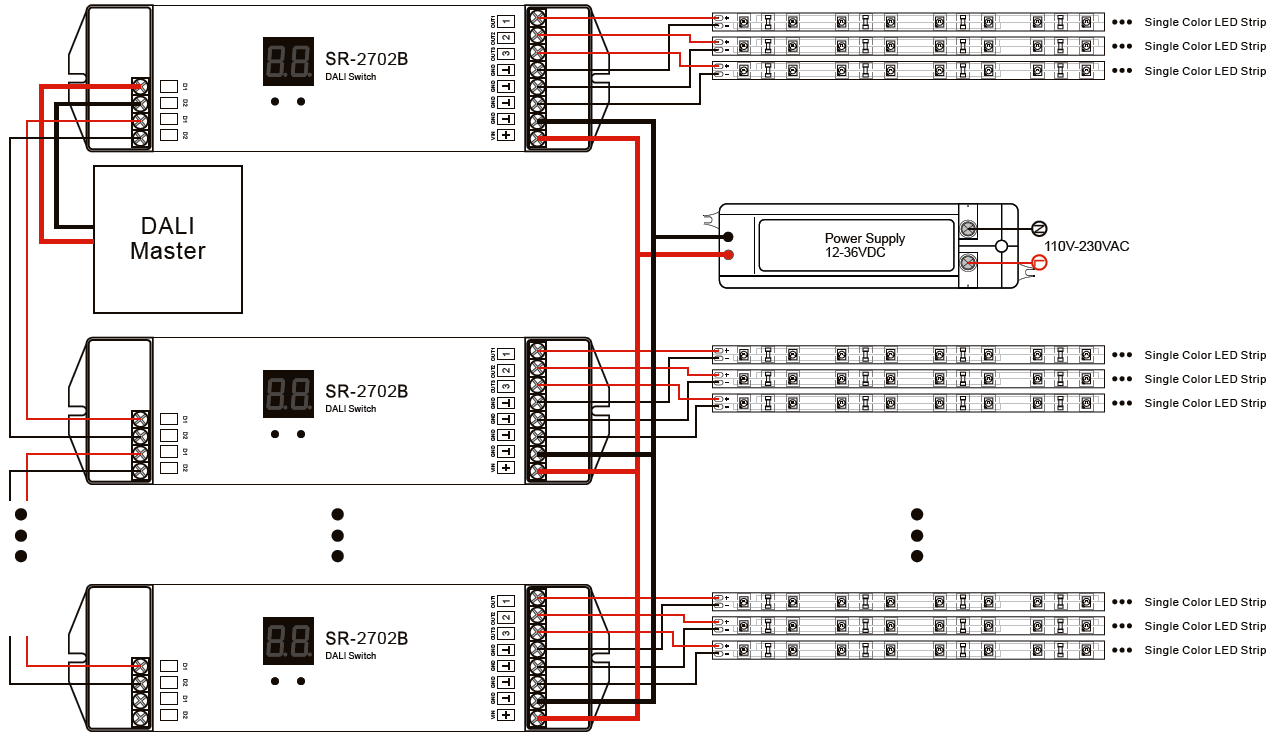 DC DALI Switch SR-2702B